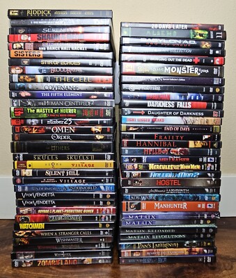 Horror, Thriller, Sci-Fi, Cult, Zombie DVD Movies OOP Rare *PICK* See ...
