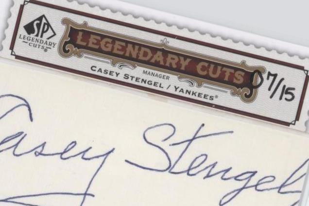 2009 SP Legendary Cuts - Legendary Cuts Casey Stengel #LC-305 /15 (AU ...