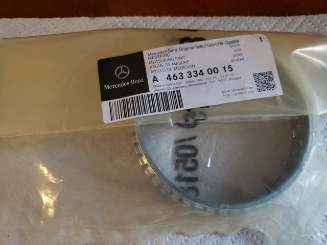 Mercedes Benz ABS Sensor Ring. Part# A4633340015 | eBay