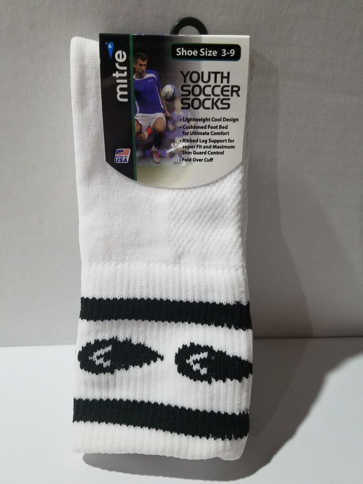 MITRE YOUTH SOCCER SOCKS SHOE SIZE 3-9 NEW | eBay