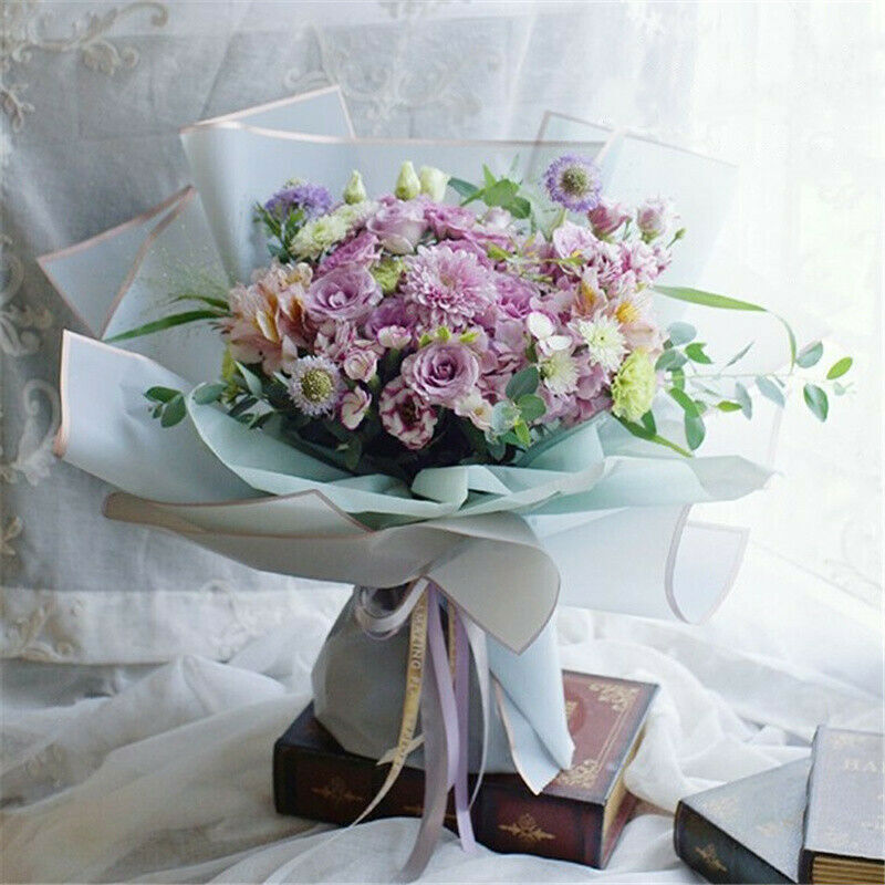 20Pcs Waterproof Flower Gift Wrapping Paper Florist Bouquet Packaging ...