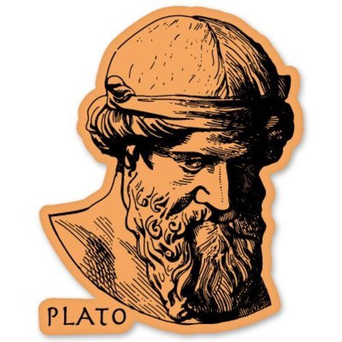 Plato Car Vinyl Sticker - SELECT SIZE | eBay