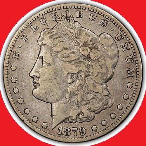 1879-CC Morgan Silver Dollar $1 Carson City Coin strong detail Rare ...