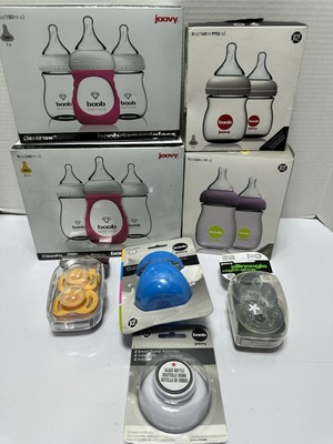 Baby Bottle Gift Set Joovy Boob Set Glass And Plastic Assortment ...