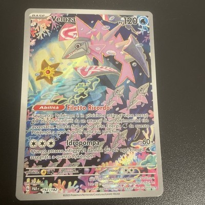 Carta Pokèmon Veluza Illustration AR – Paradosso Temporale 192/182 ...