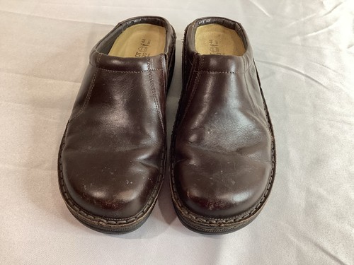 NAOT Clogs Mules Shoes Brown Leather Slip On Men's 44:or Size 11 | eBay