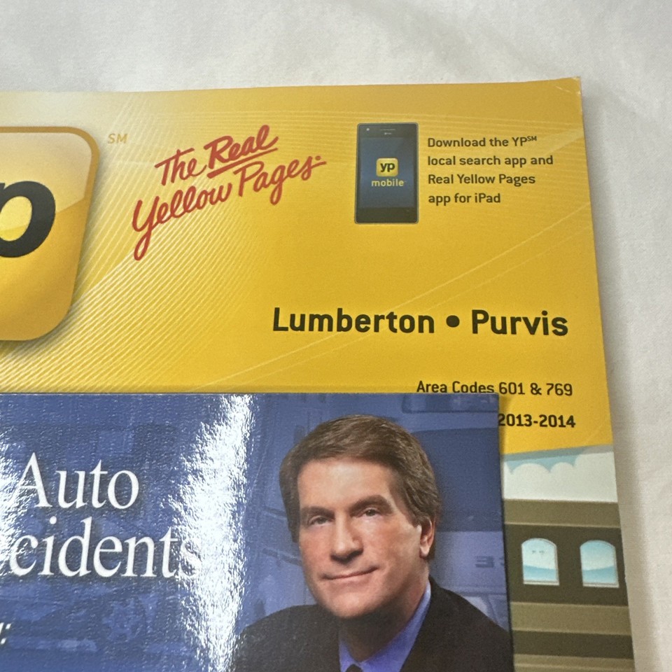 The Real Yellow Pages Phone Book, Lumberton/ Purvis 2013- 2014 | eBay
