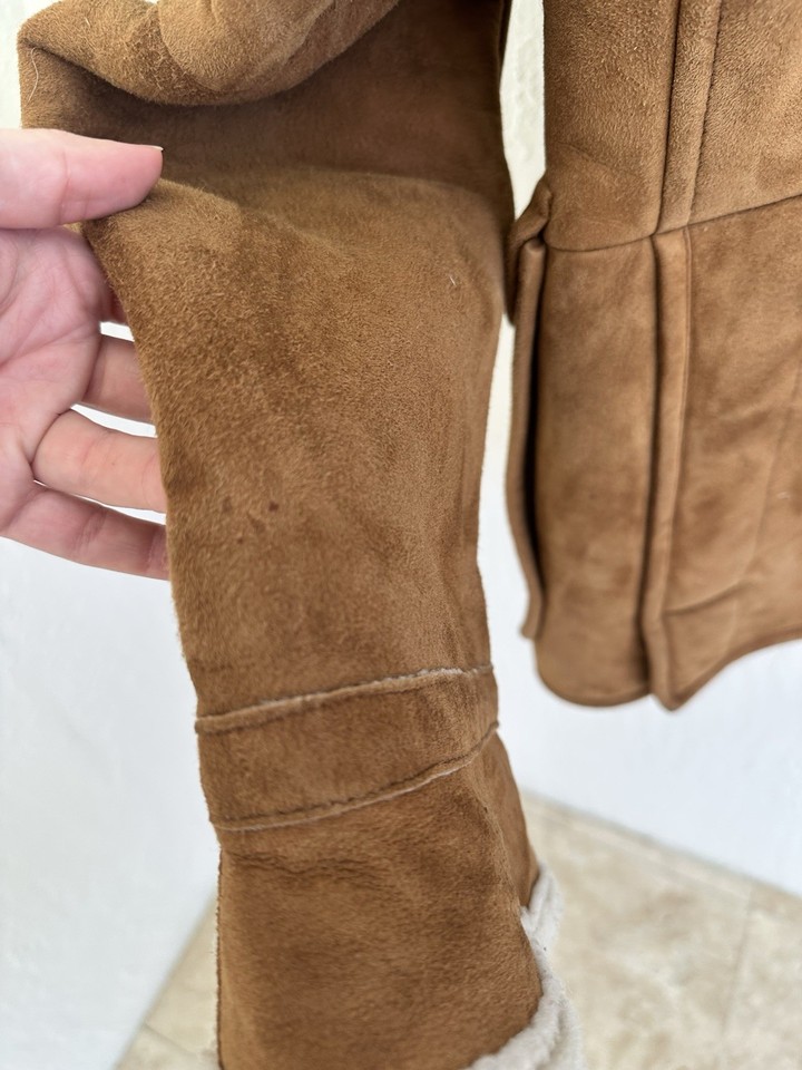 Yves Saint Laurent YSL Suede And Shearling Men’s Coat Sz 50 US Small ...