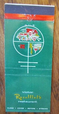 30 STICK BY LION MATCH: VICTOR ROSELLINI'S RESTAURANT (SEATTLE ...