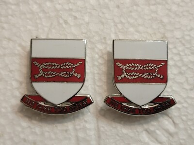 Original US Army 97 Engineer Battalion Distinctive Insignia DI DUI Pair ...