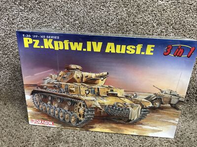 1/35 Dragon 6264: PzKpfw IV Ausf E (Build 1 of 3 Tank Versions) with ...