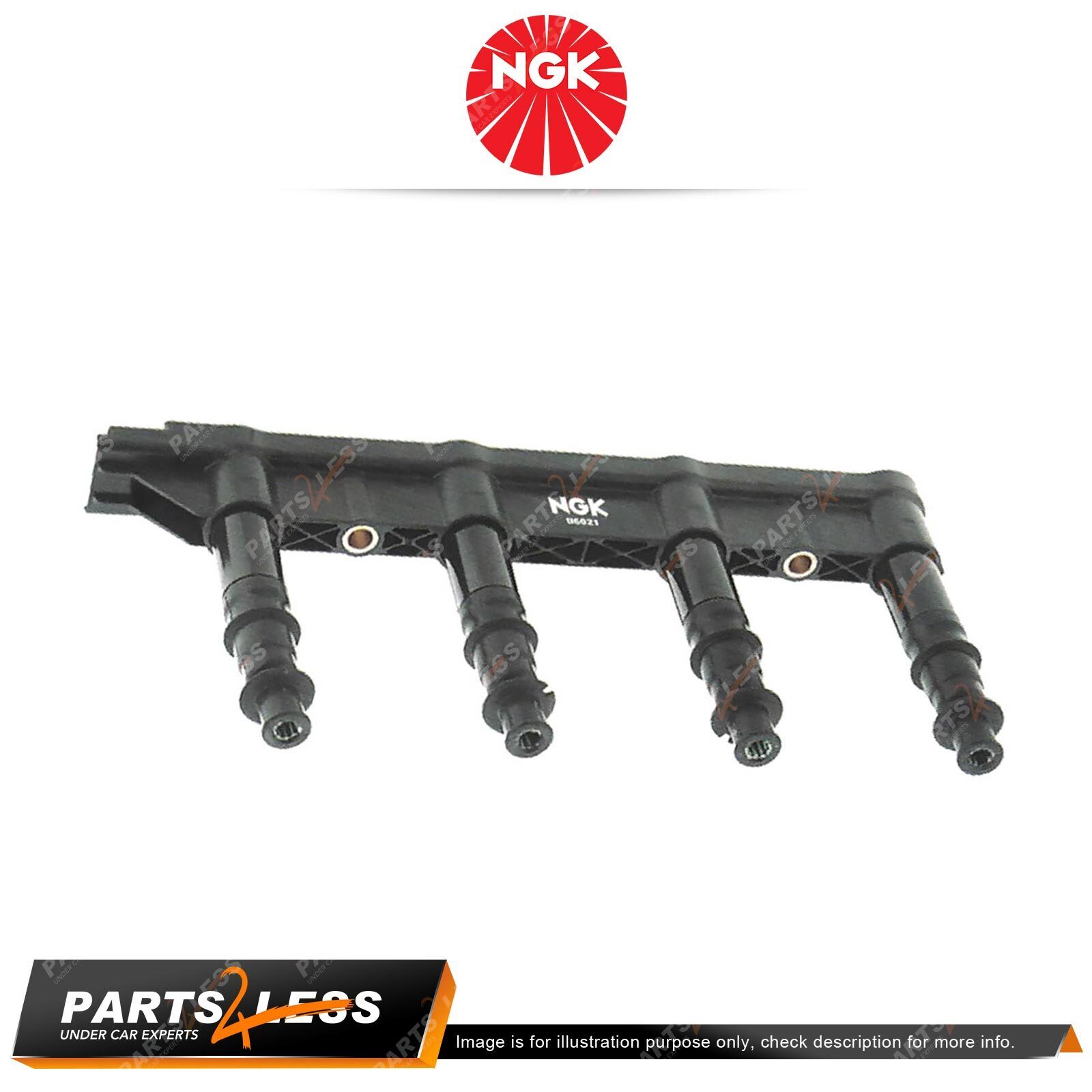 NGK Ignition Coil U6021 - Ignition System Coil Refer 597085 9651710680 ...