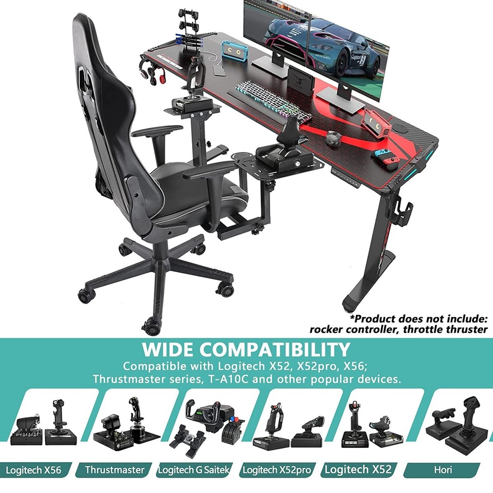 Used Flight Simulator Stand with Gray Seat fit for Airbus Stick and ...