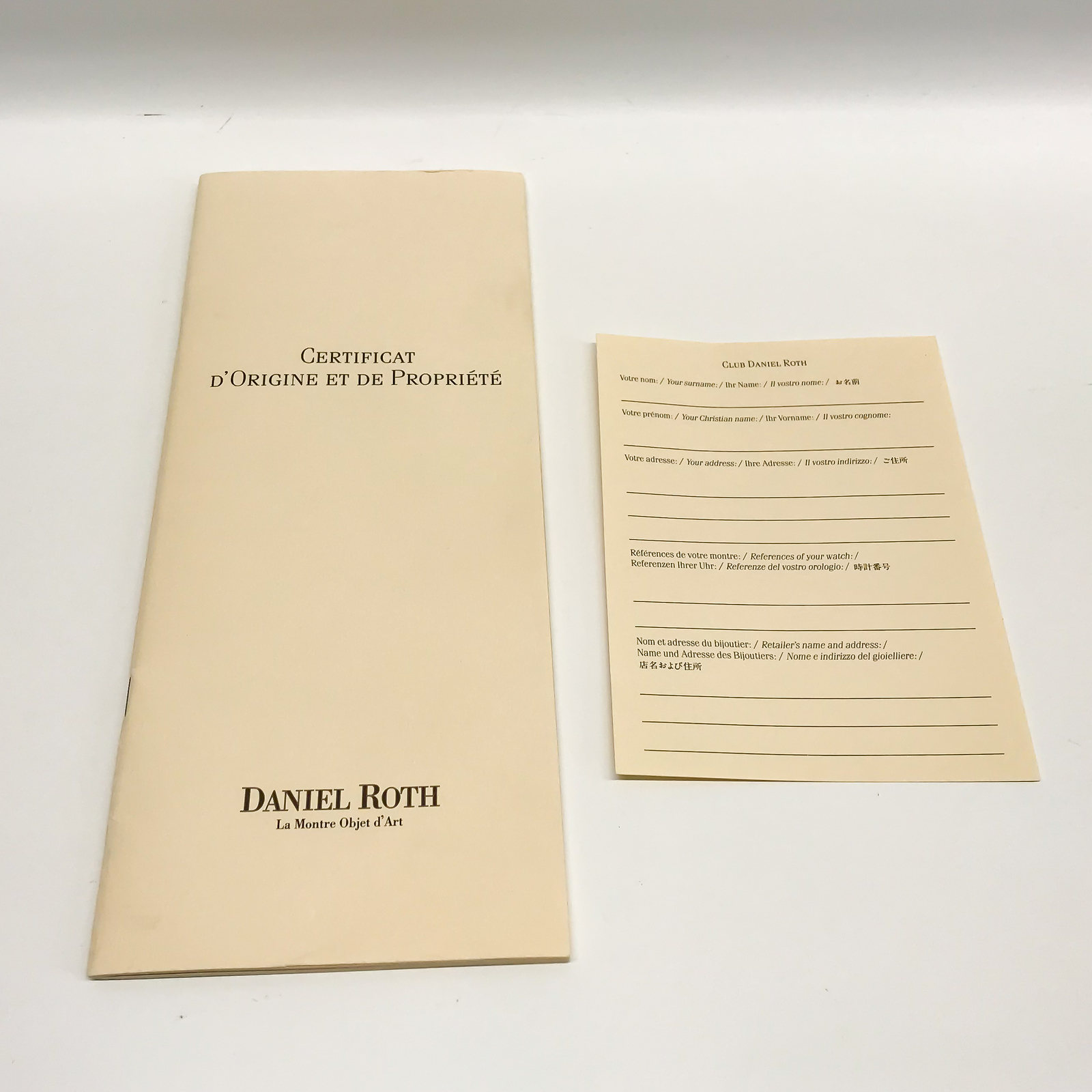 Daniel Roth Chronograph Manual Yellow Gold Mens Strap Watch 2147 | eBay