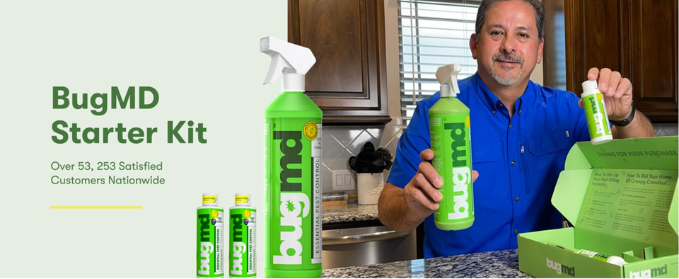 BugMD Pest Control Essential Oil Concentrate for Home Bed Bug Spray 3 ...