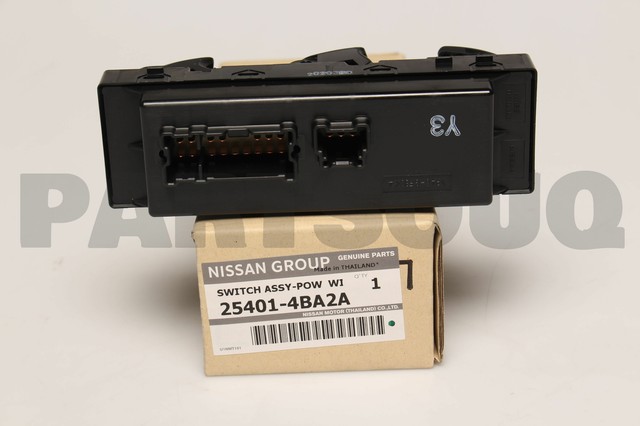 254014BA2A Genuine Nissan Switch ASSY Power Window Main 25401-4ba2a for ...