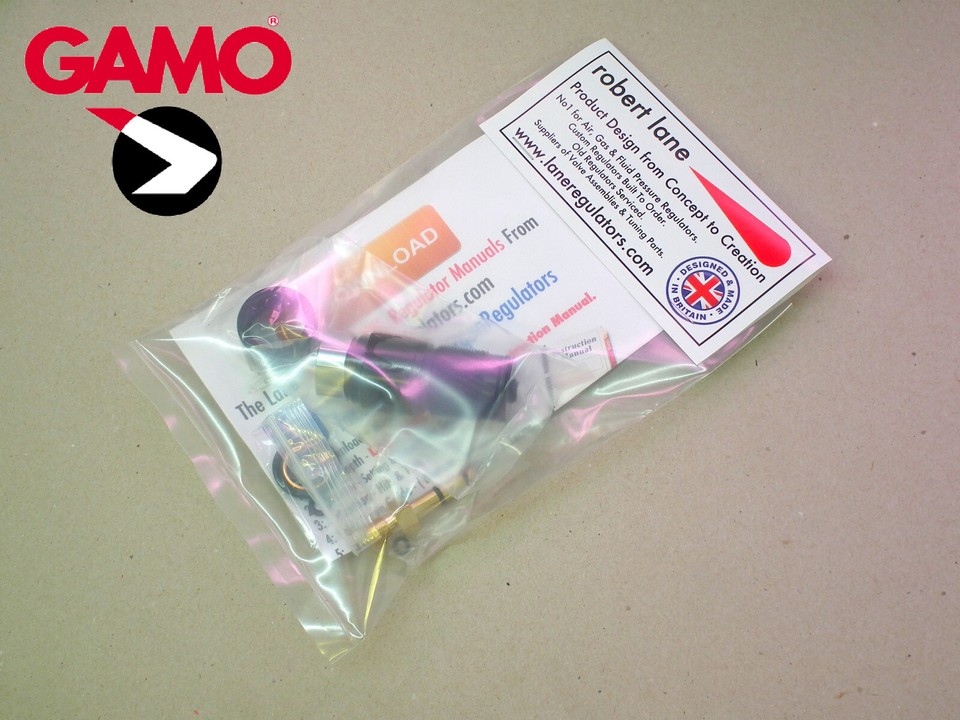 Gamo Custom Air Rifle Quick-Fill with Pressure Gauge + Spares Probe ...