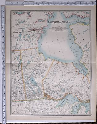 1900-Now - 1915 Atlas Of Canada Map