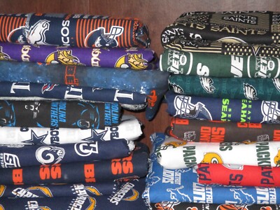 FQ's NFL Football Teams, Mix & Match Fat Quarters , same price for all ...
