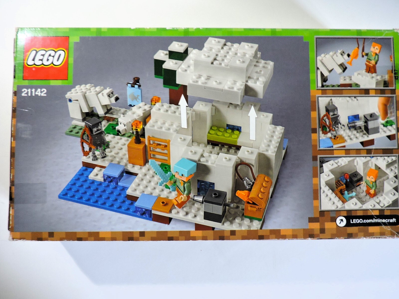 LEGO Minecraft: The Polar Igloo (21142) Used Set/Manual/Box | eBay