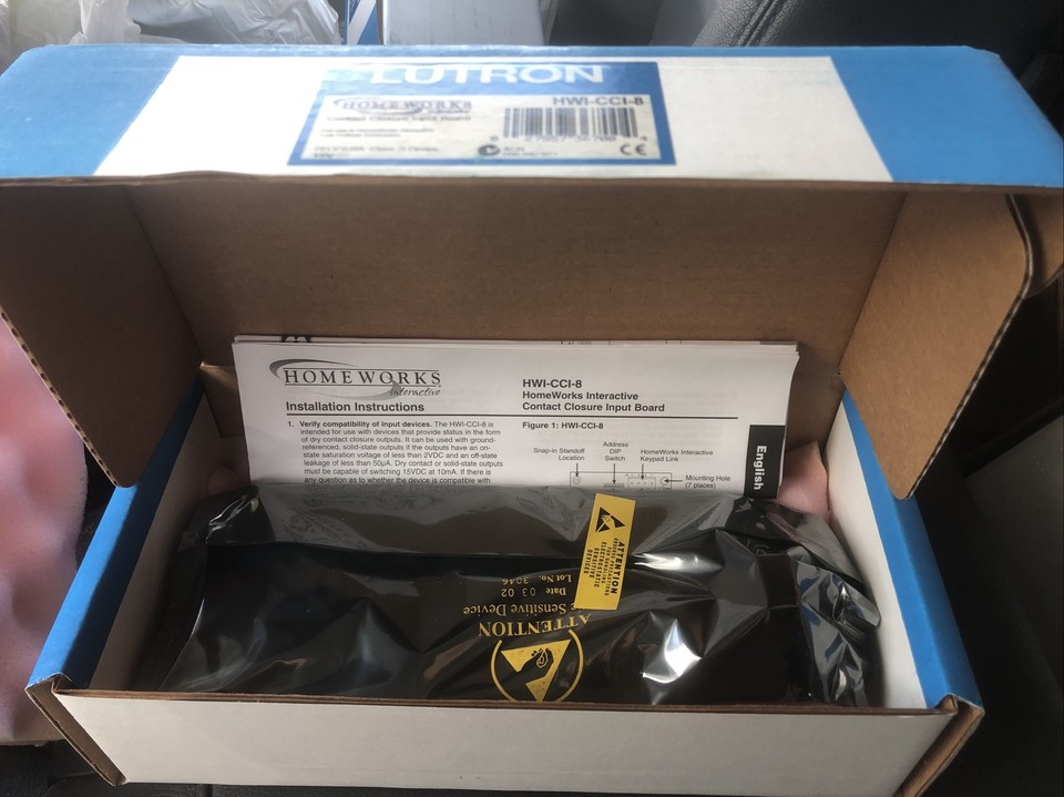 LUTRON HOMEWORKS ILLUMINATION CONTACT CLOSURE OUTPUT BOARD HWI-CCI-8 | eBay