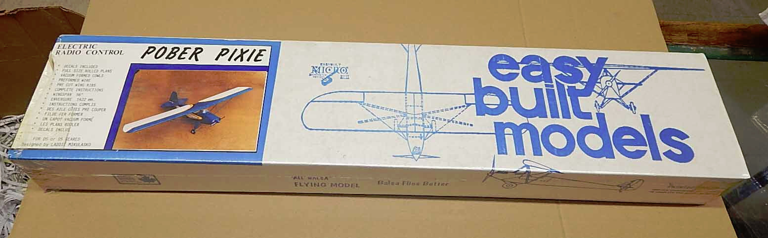 Easy Built Models Pober Pixie Balsa Radio Control Model Airplane Kit | eBay