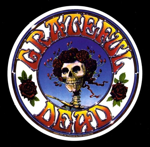 Grateful Dead Skull & Roses Sticker Decal | eBay