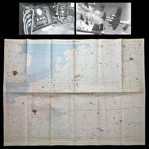 WWII H2X Equipped B-17 1944 100th Bomb Group B-17 Radar Mission ...