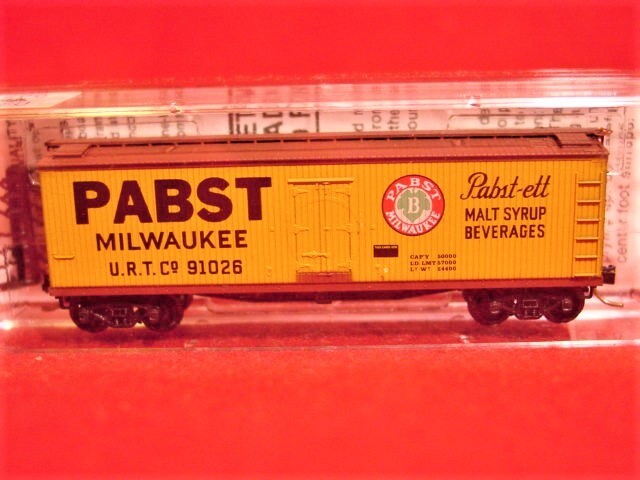 KD 49200-2 PABST 40' Wood Reefer #91026 'MINT' N-SCALE | eBay