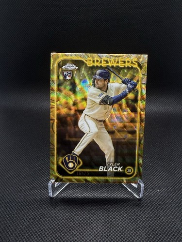 Tyler Black 2024 Topps Chrome Gilded RC /75 - Milwaukee Brewers | eBay