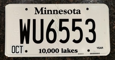 Minnesota Whiskey License Plate DUI Drunk Driving Read Description | eBay
