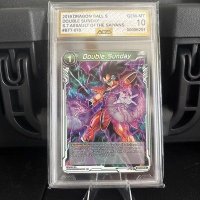 Double Sunday (Raditz) BT7-070 C Dragon Ball Super TCG AGS 10 | eBay