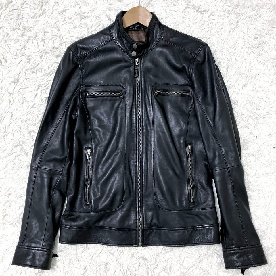 RIDEZ Leather Jacket Sheep Skin M Motorcycle Biker Made in Japan | eBay UK