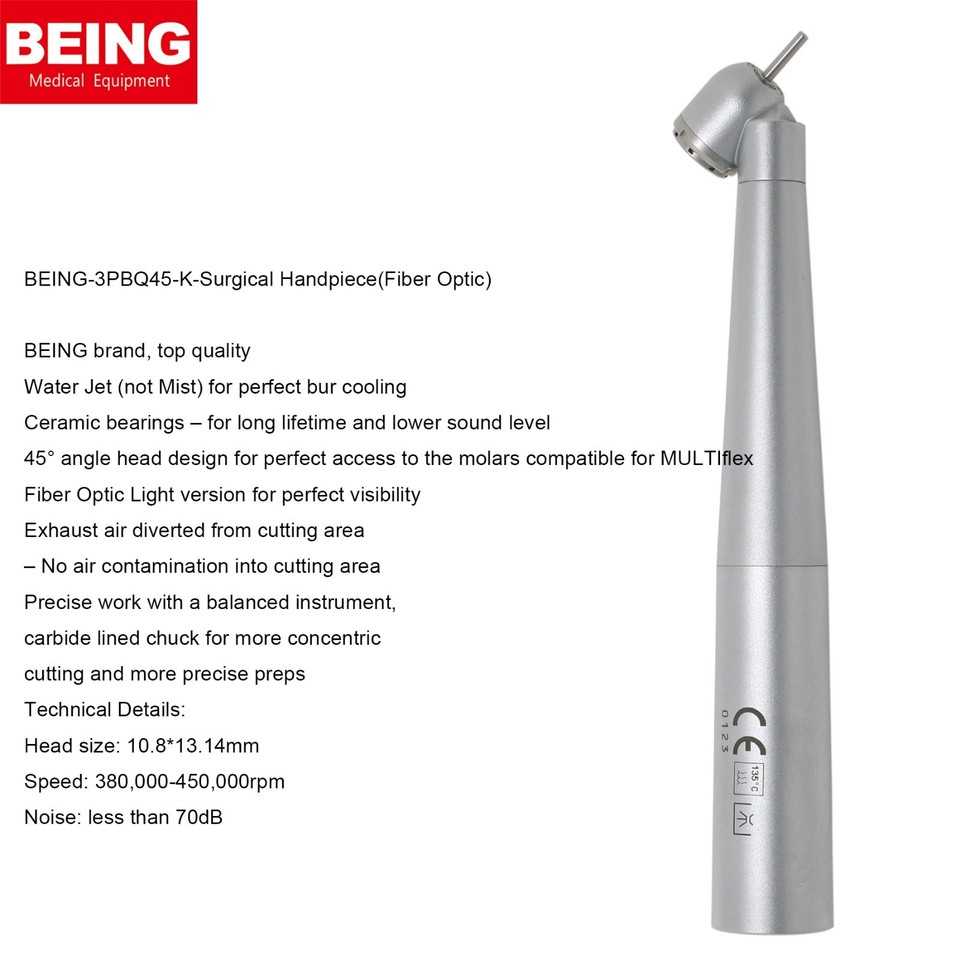 BEING Dental High Speed Handpiece Turbine Fiber Optic For KaVo NSK ...
