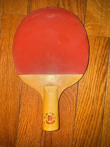 Rare Vintage 80s Double Happiness DHS Table Tennis Ping Pong Paddle Bat ...
