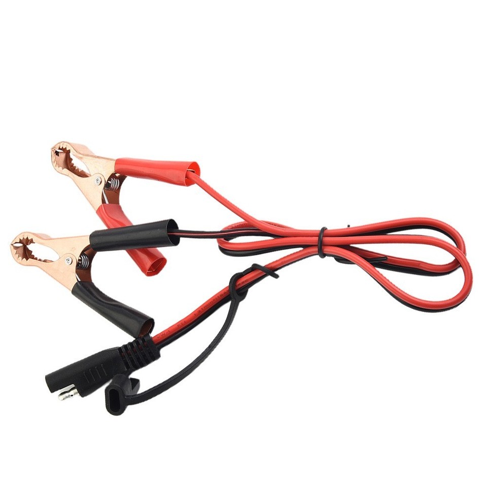 Battery Cable Charger Clip SAE to Clip Cable for Motorcycle Battery ...