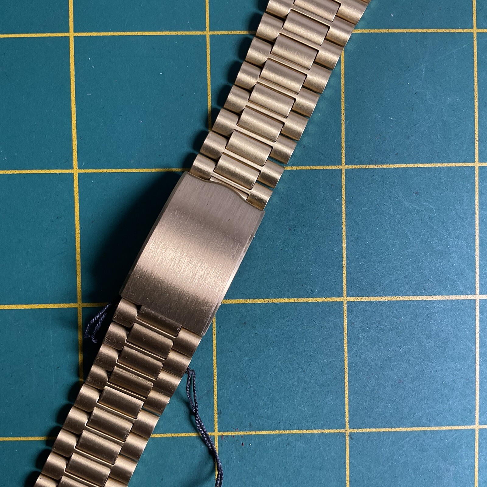 VINTAGE 18MM - 20+MM MARUMAN 50H33 GOLD PLATED WATCH BRACELET / BAND 2 ...