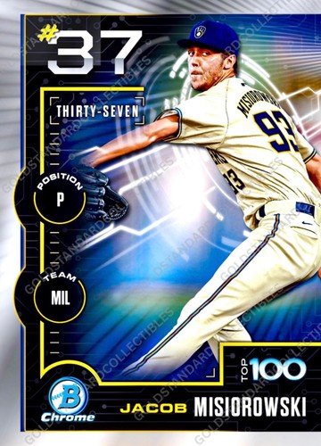 Jacob Misiorowski RARE ROOKIE REFRACTOR INVESTMENT CARD SSP BOWMAN ...