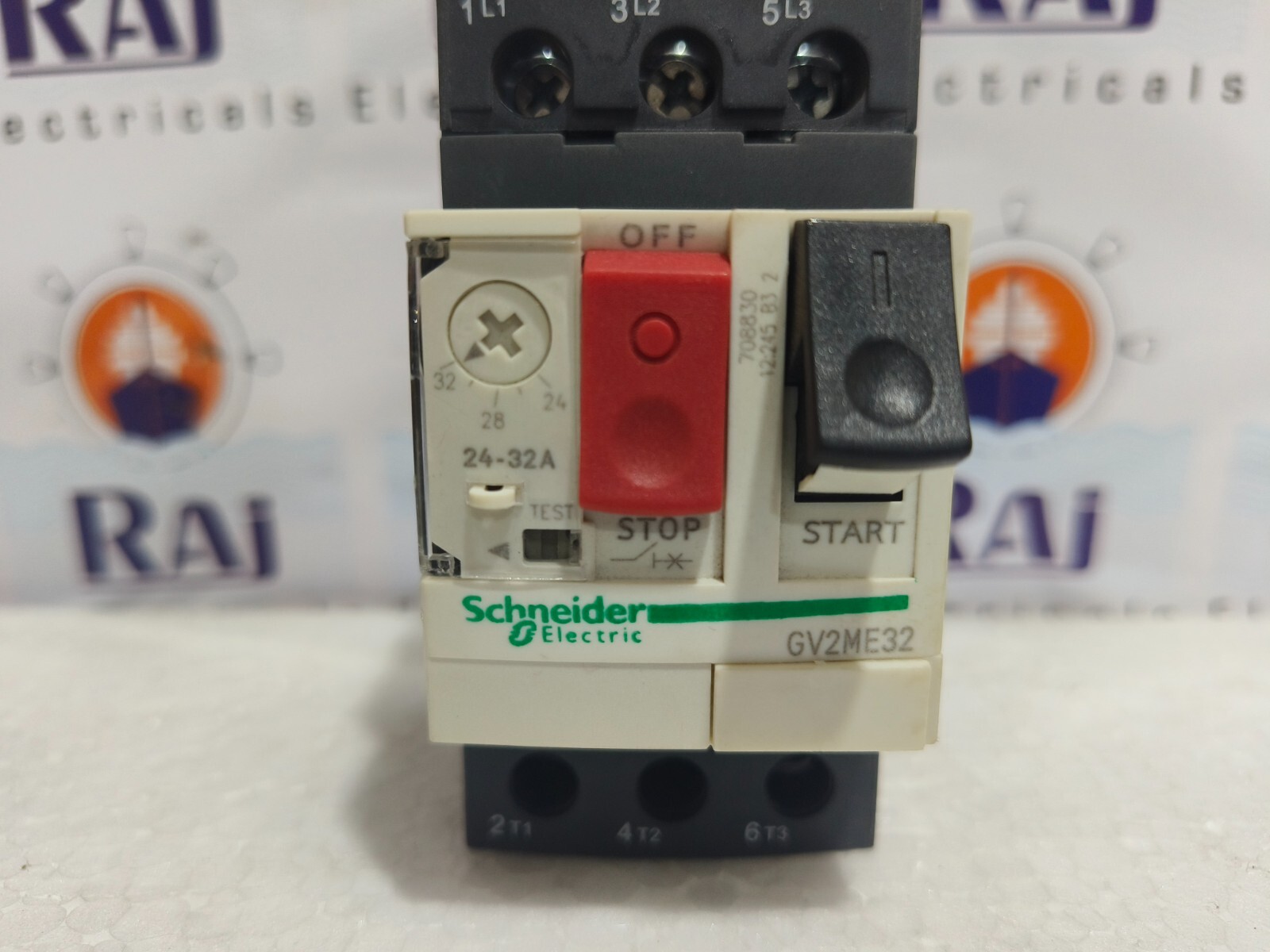 SCHNEIDER ELECTRIC GV2-ME32 3-POLE TESYS GV MOTOR PROTECTION CIRCUIT ...