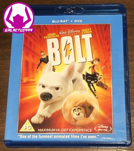 Bolt Blu-Ray DVD Disney Animation John Travolta Miley Cyrus | eBay
