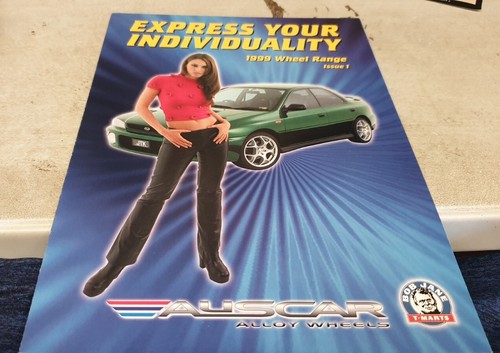 1999 AUSCAR ALLOY WHEELS Australian Sales Brochure BOB JANE T MARTS | eBay