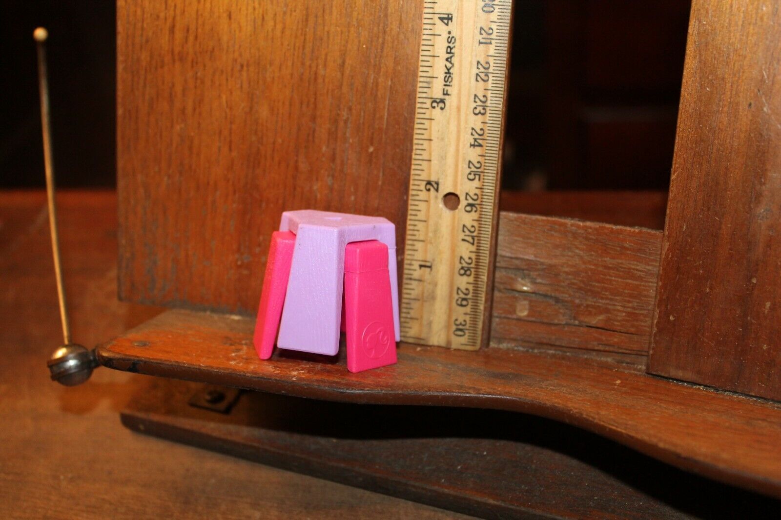 Plastic Doll House Furniture Stackable Barbie Doll Benches Foot Stool ...