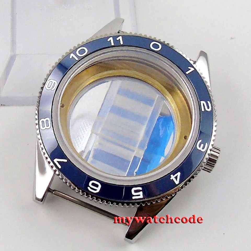 10ATM 41mm Sapphire Glass Automatic Watch Case Fit 8215 NH35 NH36 ETA ...