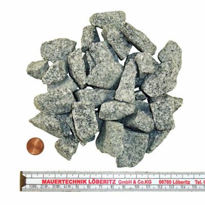 480 kg Granit Splitt Zierkies Grau Zen Garten 16/22 mm | eBay.de
