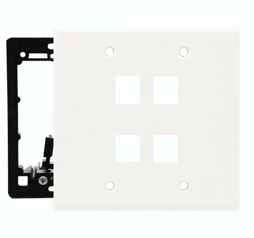 Keystone Wall Plate 2 Gang Keystone Wall Plate 4 Port Keystone Jack ...
