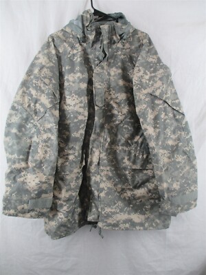 Army Gore-Tex Large Long Parka/Coat/Jacket Digital Camo ACU Waterproof ...