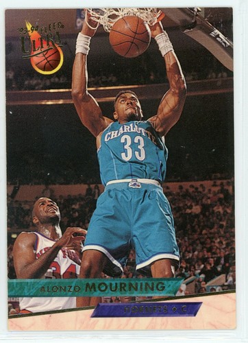 1993-94 Fleer Ultra #23 Alonzo Mourning Charlotte Hornets Basketball Card | eBay