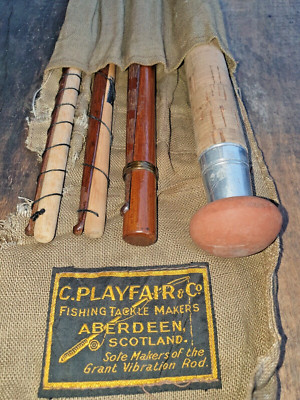 Playfair Grants Vibration 14' Spliced Greenheart Salmon Fly Fishing Rod ...