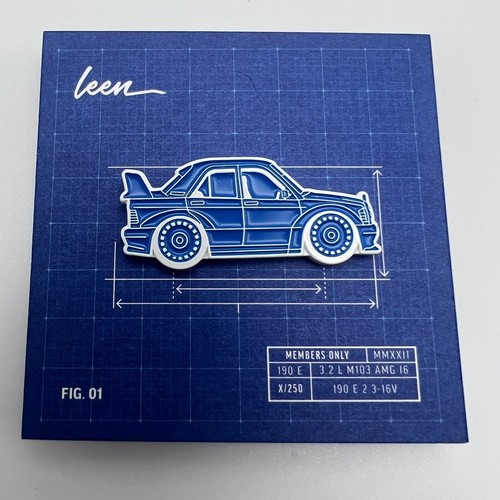 Leen Customs 190e Blueprint Pin Limited Edition xxx/250 | eBay