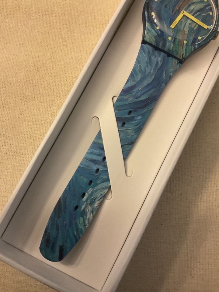 Swatch Watch Limited Edition MOMA THE STARRY NIGHT BY VINCENT VAN GOGH ...